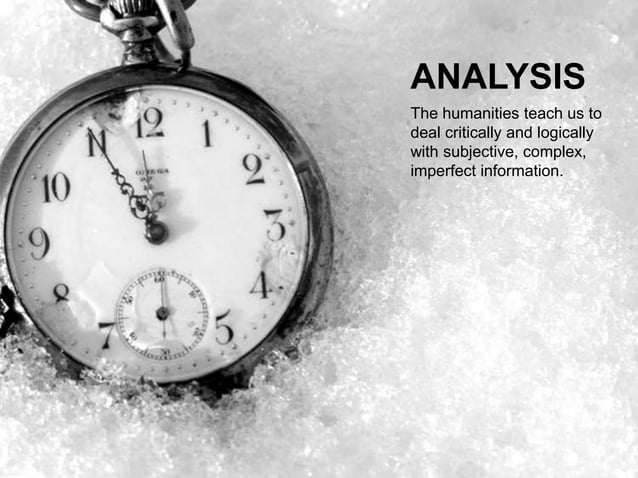 Why the humanities matter | PPTX | Undergraduate Education | College ...