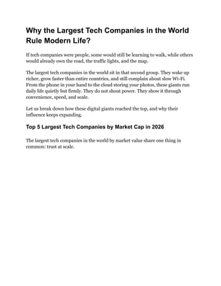 Why the Largest Tech Companies in the World Rule Modern Life.pdf