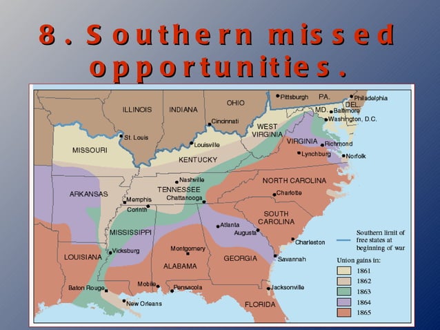 Why the North won the US Civil War (using infographics) | PPT