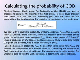 Why there probability is a god | PPTX | Physics | Science