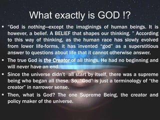 Why there probability is a god | PPTX | Physics | Science