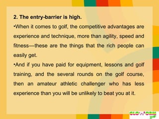 Why the Rich People Play Golf? | PPT