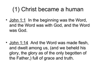 Why the word became flesh | PPT