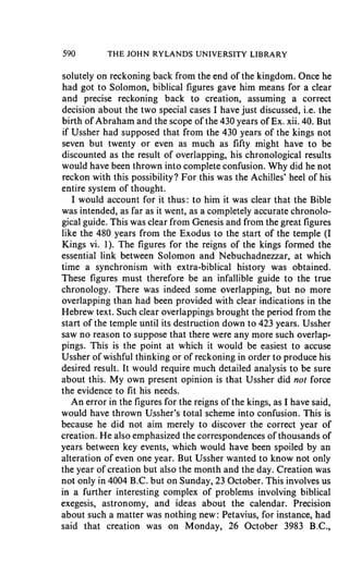 Why the world was created in 4004 bc archbishop ussher and biblical ...