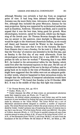 Why the world was created in 4004 bc archbishop ussher and biblical ...