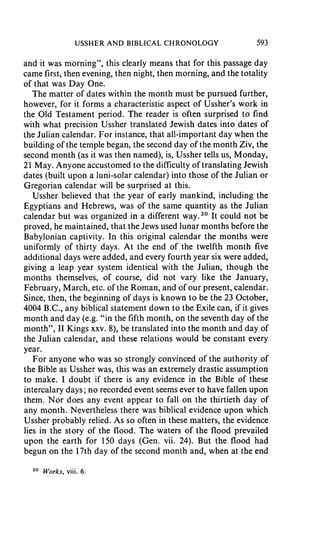 Why the world was created in 4004 bc archbishop ussher and biblical ...
