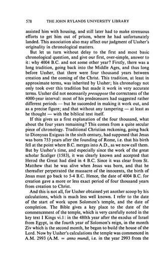 Why the world was created in 4004 bc archbishop ussher and biblical ...