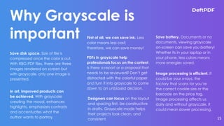 Why they made grayscale | PPT