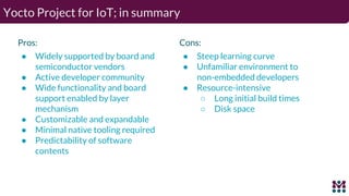 Why the yocto project for my io t project elc_edinburgh_2018 | PPT
