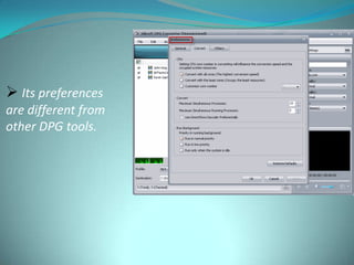 Convert video to dpg | PPTX | Technology & Computing
