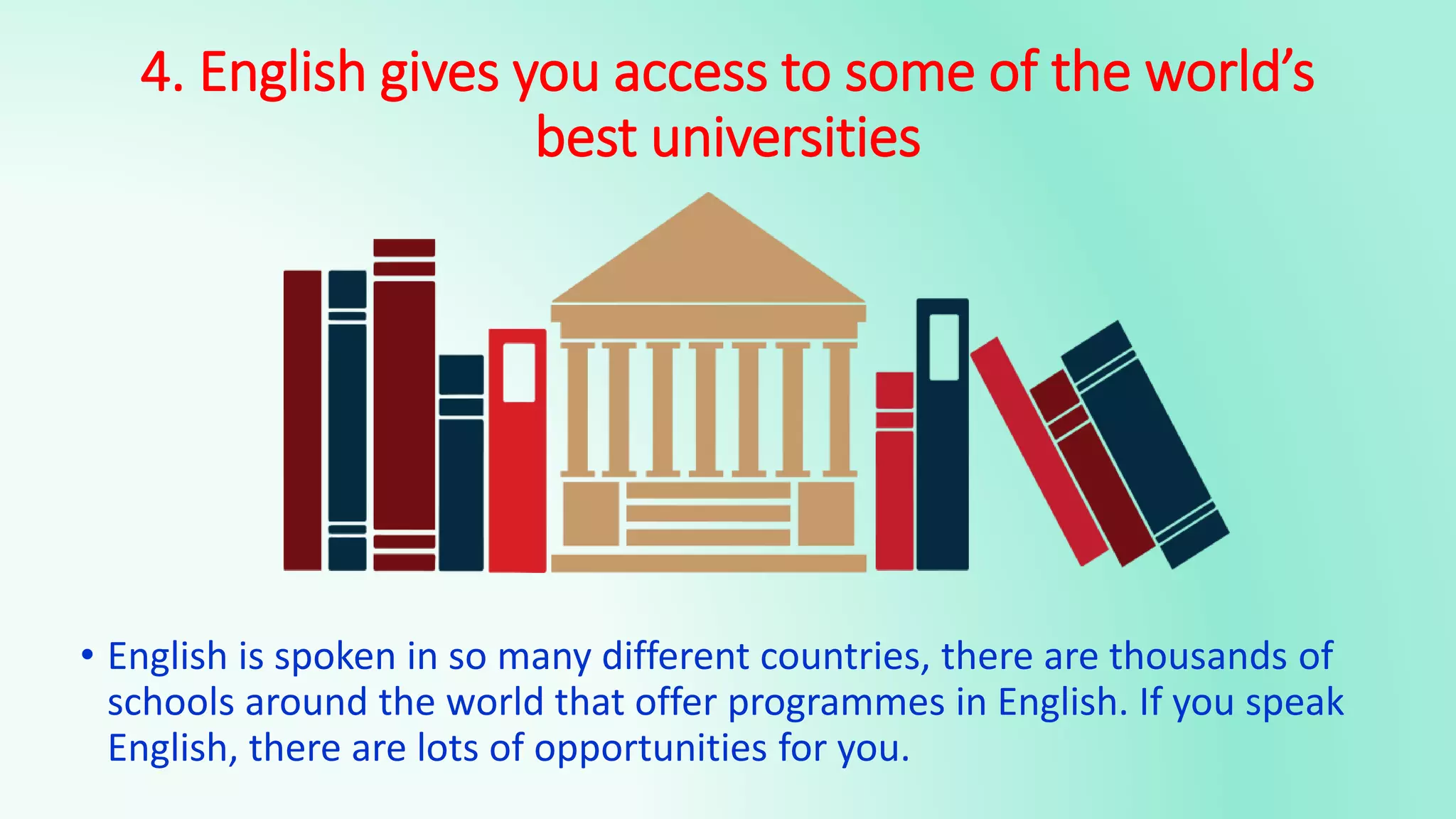 Why to learn English | PPT