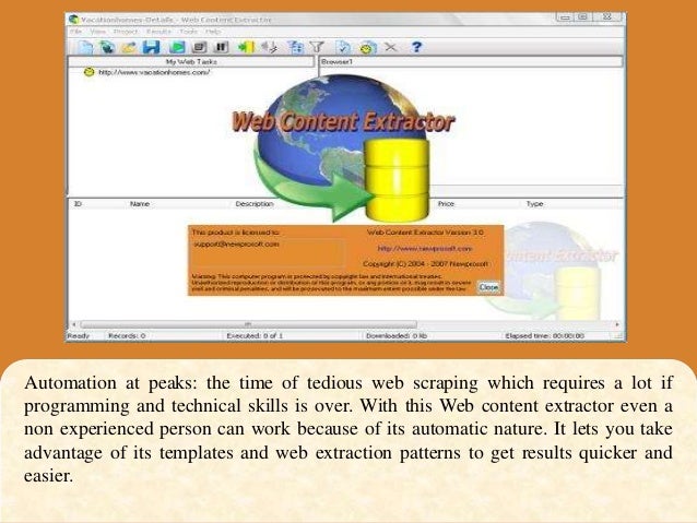Why to use web content extractor