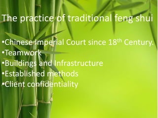 Why traditional feng shui | PPTX