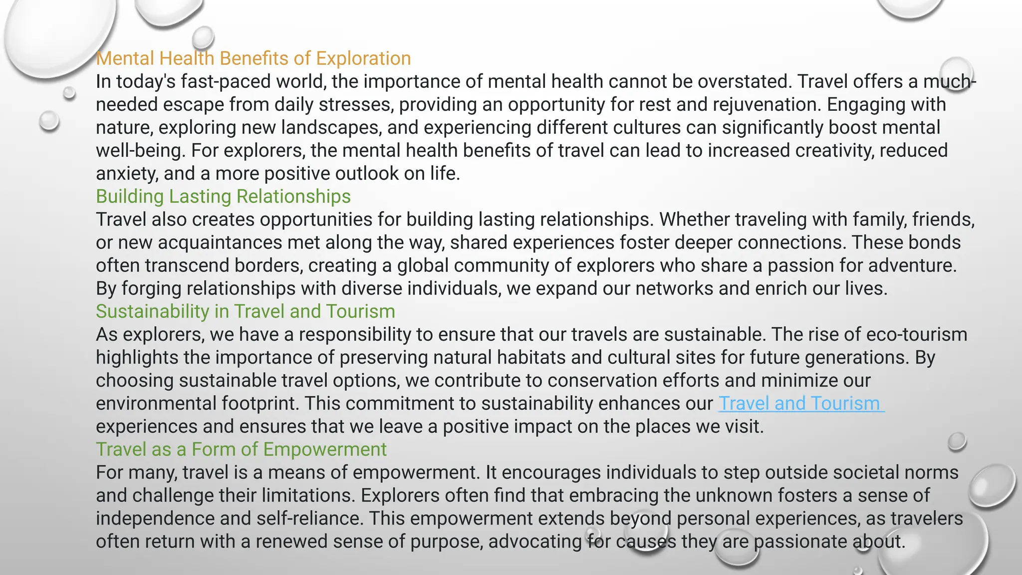 Why Travel and Tourism is Essential for Every Explorer!.pptx