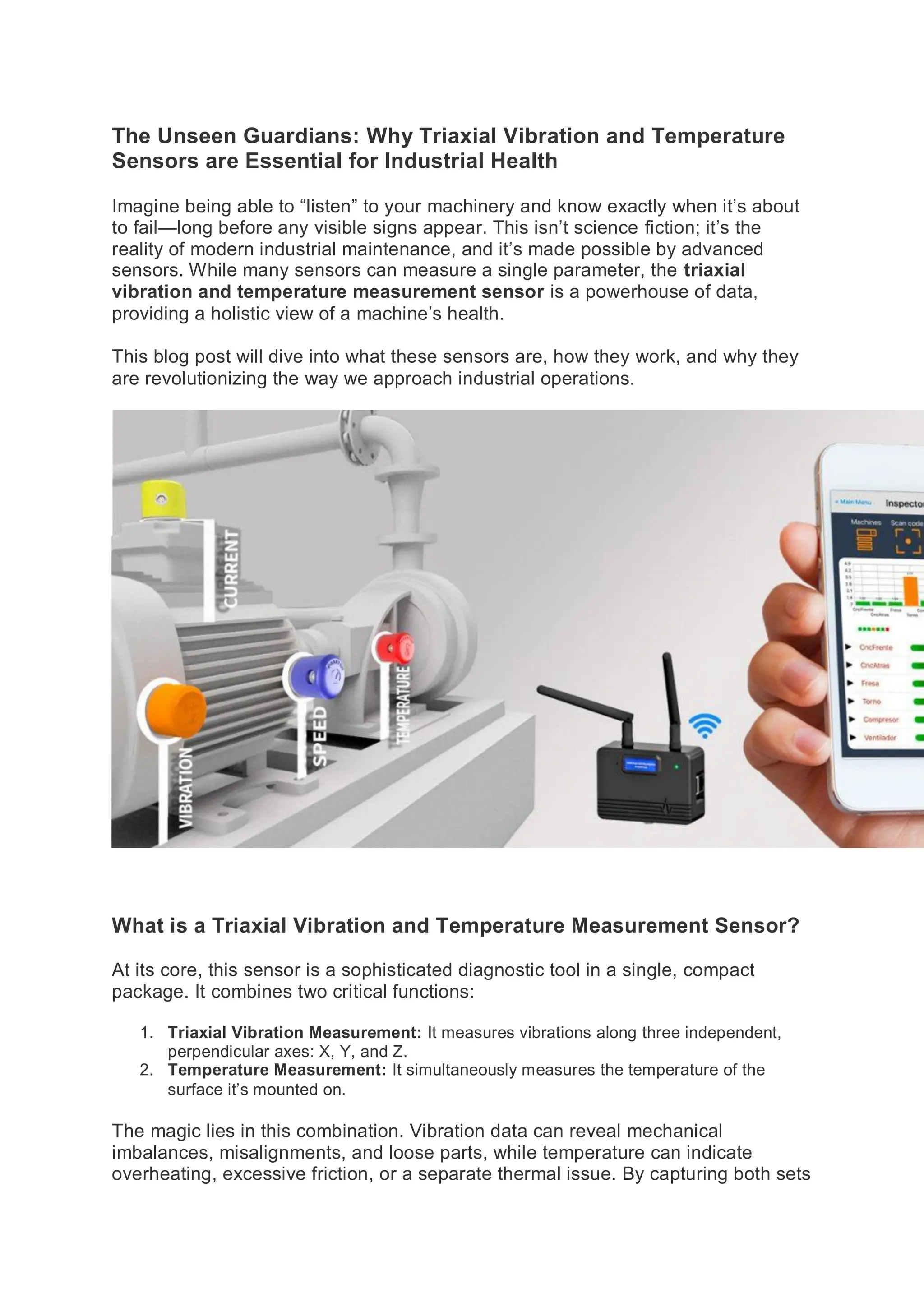 Why Triaxial Vibration and Temperature Sensors are Essential for ...