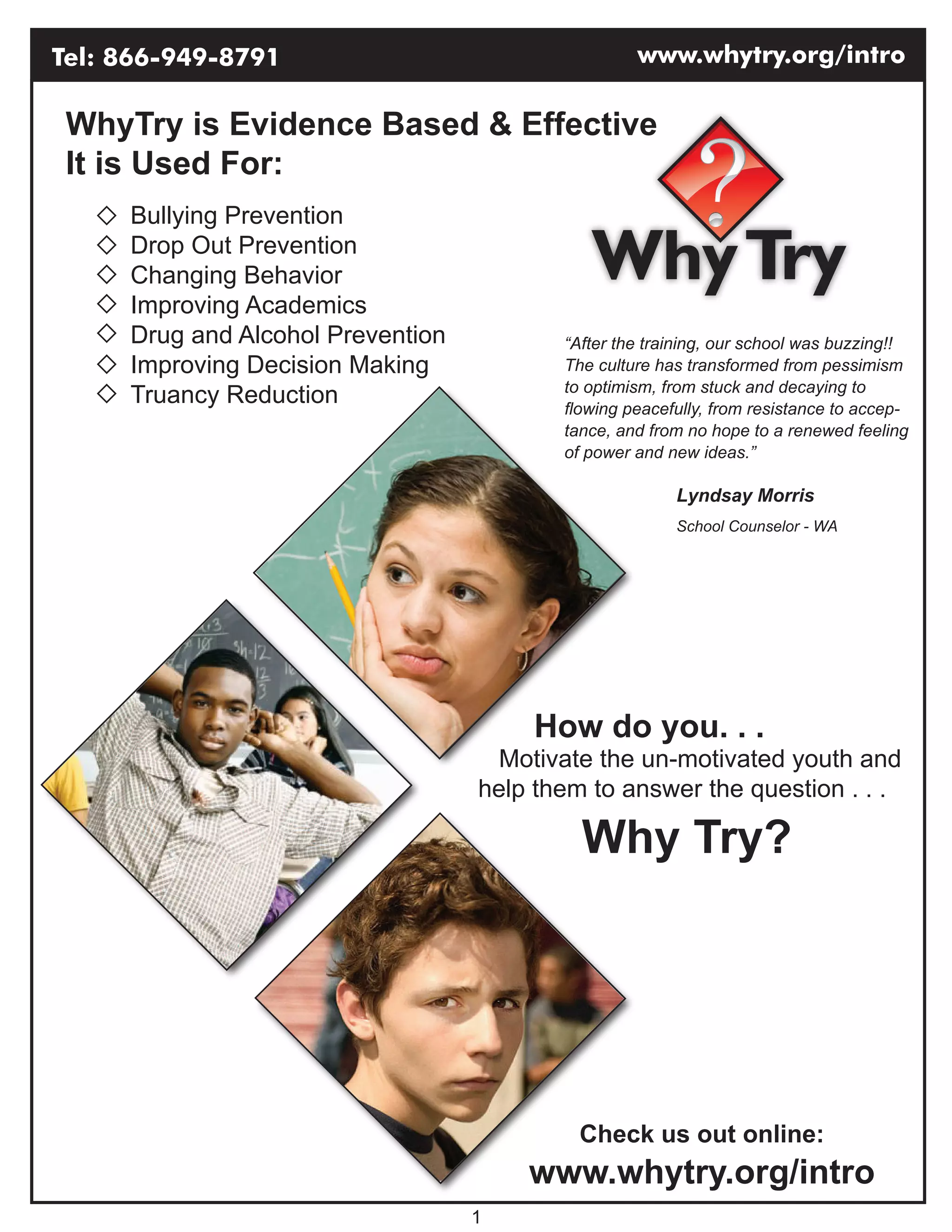 WhyTry: Evidence Based & Effective | PDF