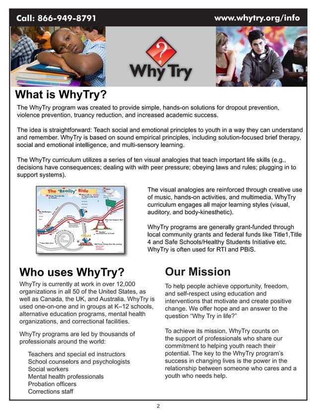WhyTry: Evidence Based & Effective | PDF