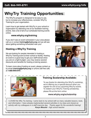 WhyTry: Evidence Based & Effective | PDF