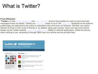 Why twitter? What can Twitter do for my library & my professional ...