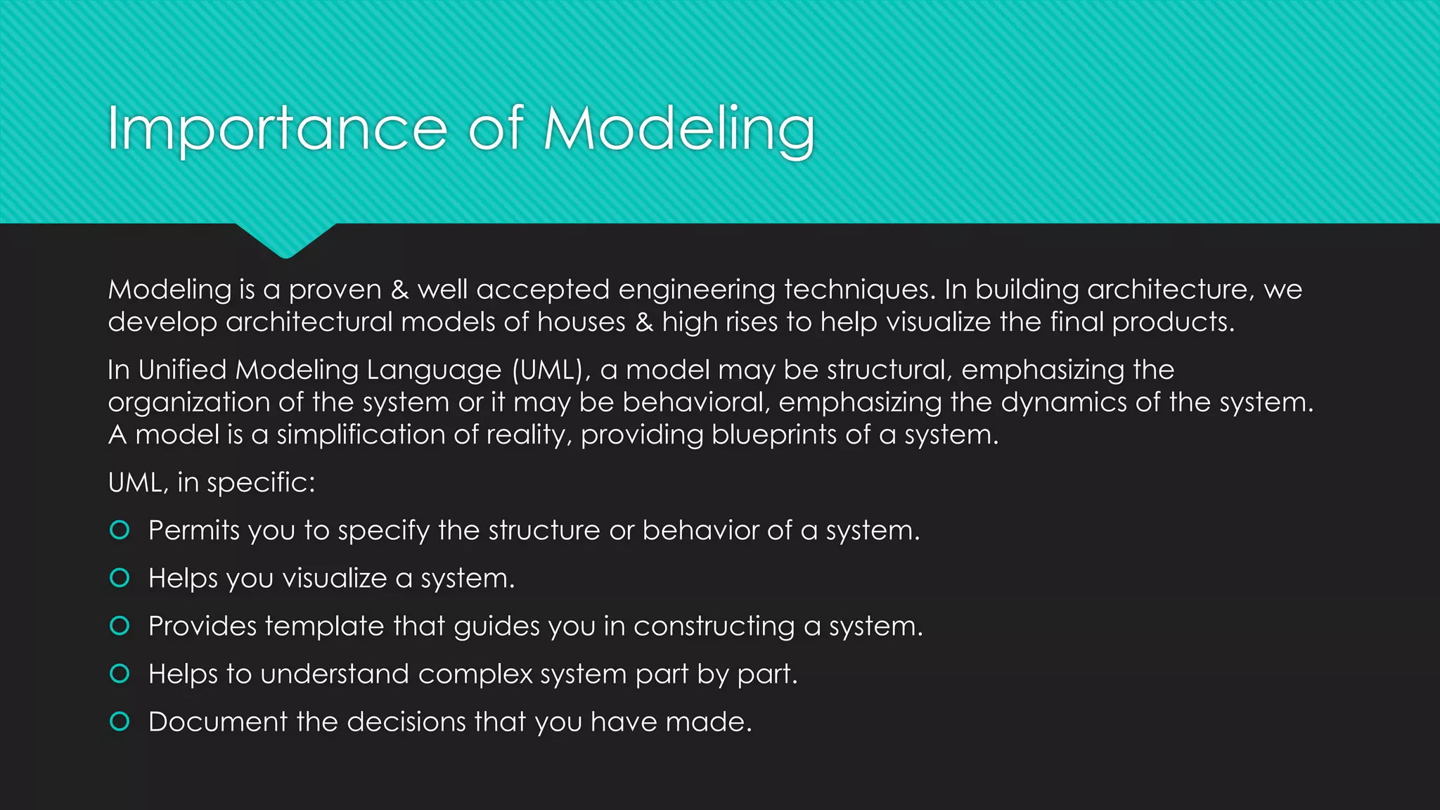 Why UML Modeling | PDF