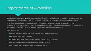 Why UML Modeling | PDF