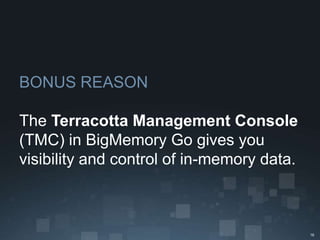 5 Reasons to Upgrade Ehcache to BigMemory Go | PPTX