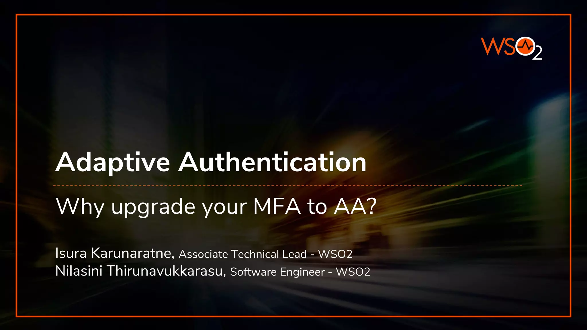 Why upgrade your MFA to Adaptive Authentication? | PDF