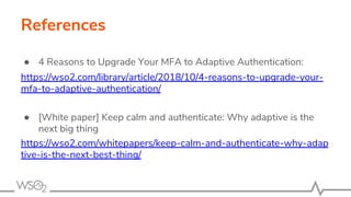 Why upgrade your MFA to Adaptive Authentication? | PDF