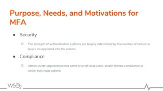 Why upgrade your MFA to Adaptive Authentication? | PDF