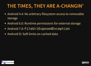 Why uri storage and the modern android app | PDF