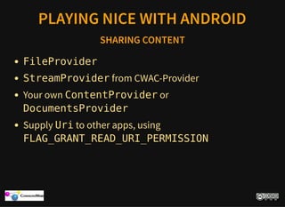 Why uri storage and the modern android app | PDF