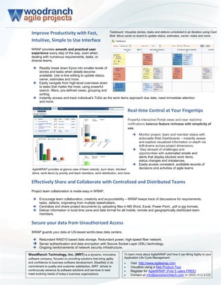 Why AgileWrap (data sheet) | PDF | Computer Software and Applications | Computing