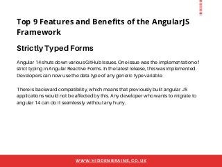 Why Use Angular 14 for Web Development in 2022 | PPT