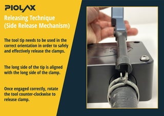 Why use Clavis' Gusto POPP clamp release tool