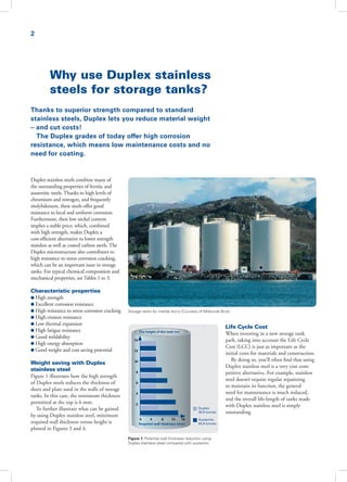Why use duplex ss for storage tanks | PDF | Chemistry | Science
