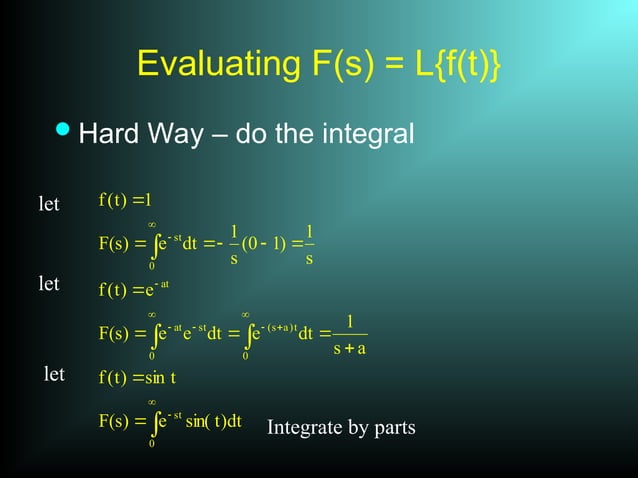control Why use Laplace Transforms lecture | PPT