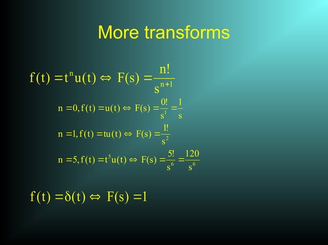 control Why use Laplace Transforms lecture | PPT