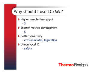 Why we need and use LCMS | PPT