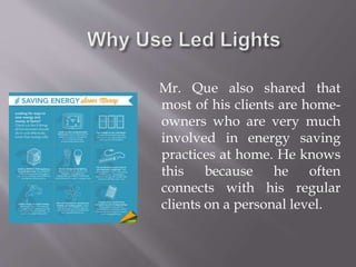 Why Use LED Lights | PPT