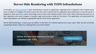 Why Use Server Side Rendering To Boost Performance and User Experience ...