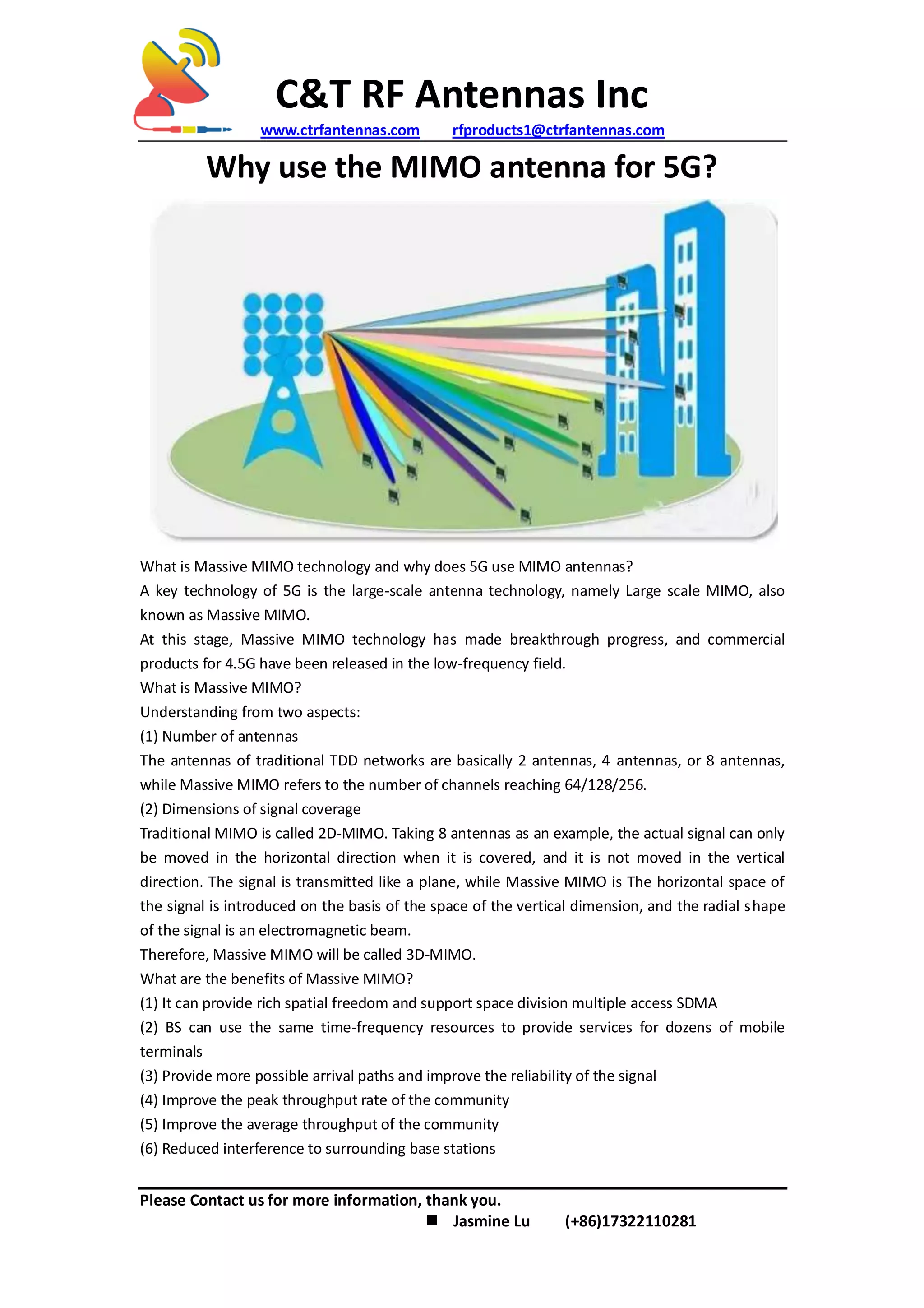 Why use the MIMO antenna for 5G? | PDF