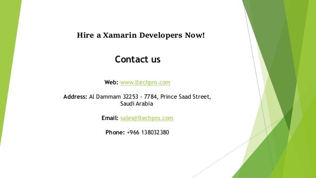 Why Use Xamarin For Mobile App Developmentpptx