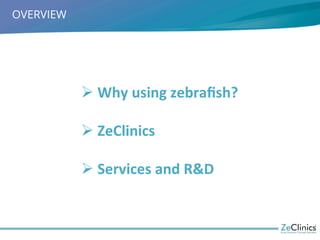 Why Using Zebrafish for BioMedical Research and Drug Discovery? | PDF ...