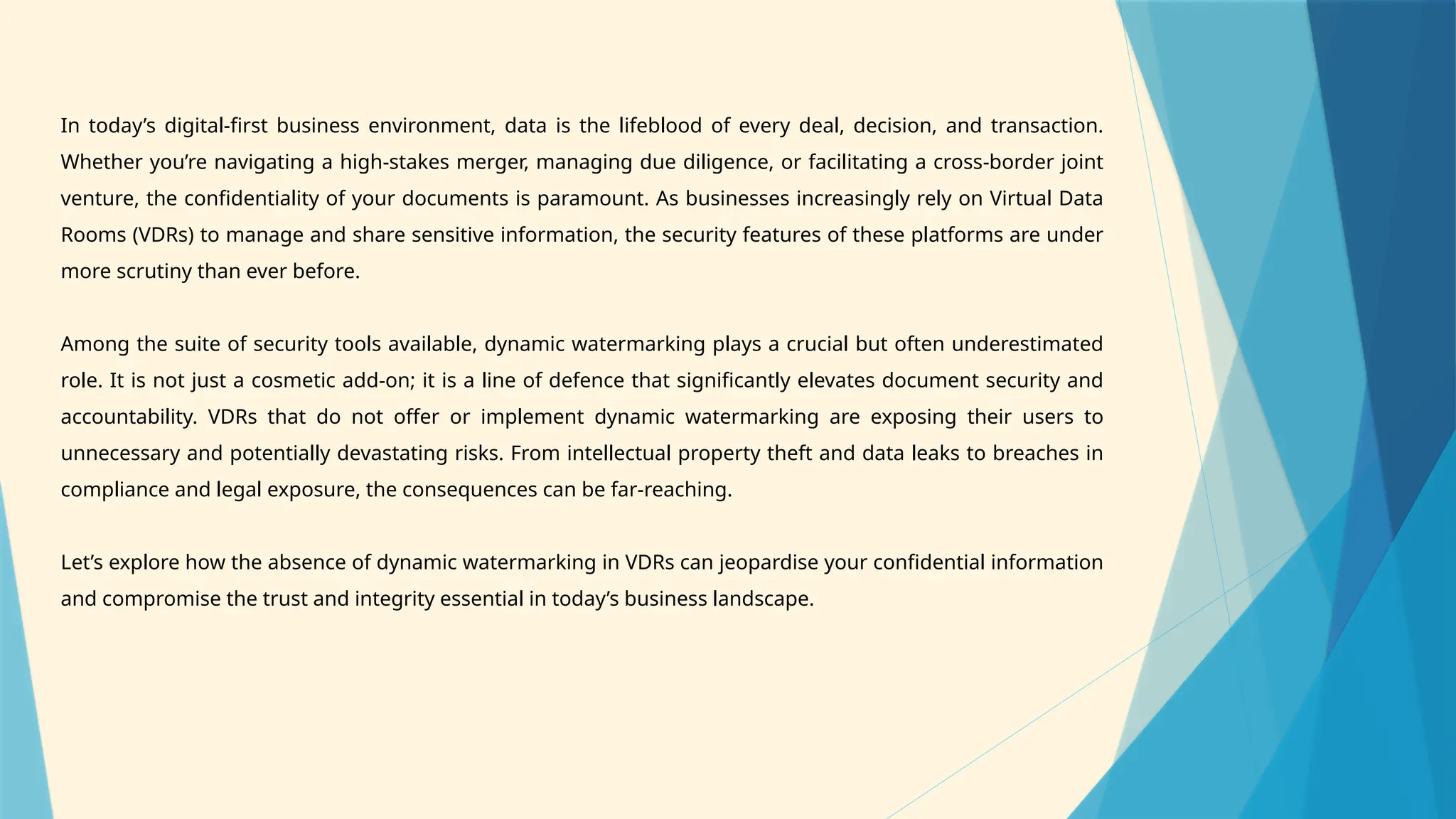 Protect confidential files with advanced watermark security | PPTX