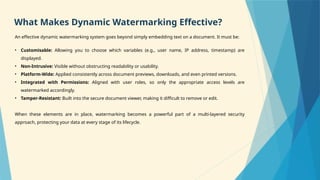 Protect confidential files with advanced watermark security | PPTX