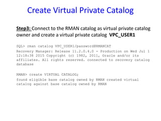 Why virtual private catalog? | PPT