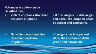 Why volcanoes erupt? | PPTX