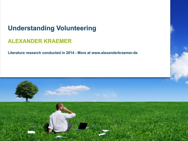 Understanding Volunteering | PPT