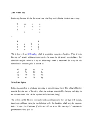 Why was aes developed | PDF