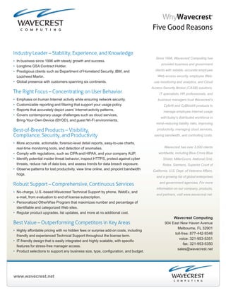 Why Wavecrest | PDF | Internet | Computing